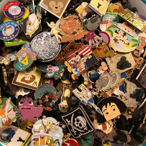 Disney | Other | Disney Pins Bundle Of 5 Random Pins Mystery Box | Poshmark